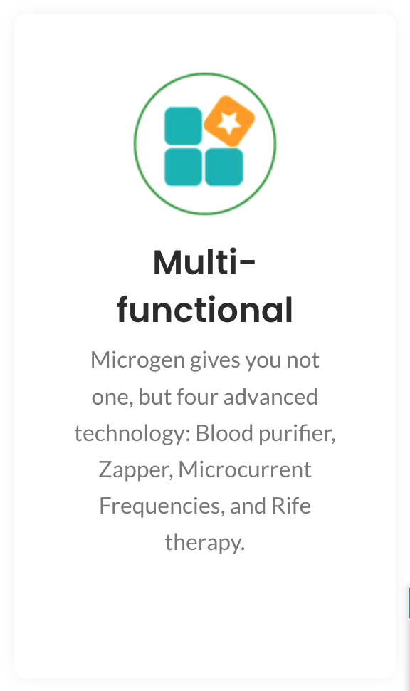 MicroGen. A portable Rife machine and more. - Clive De Carle