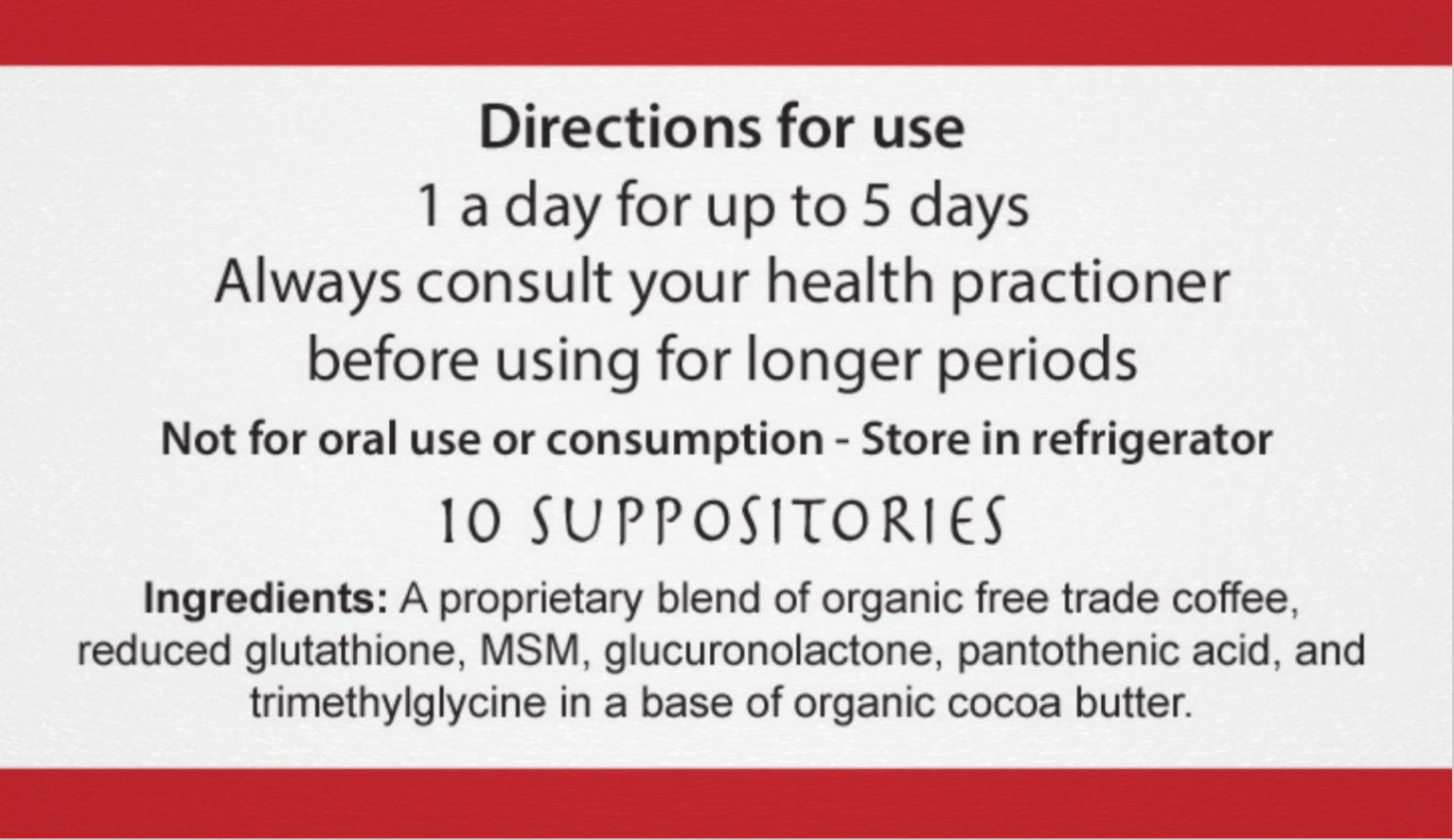 Xeneplex Suppositories - Pleasant Alternative to a Coffee Enema - Clive ...