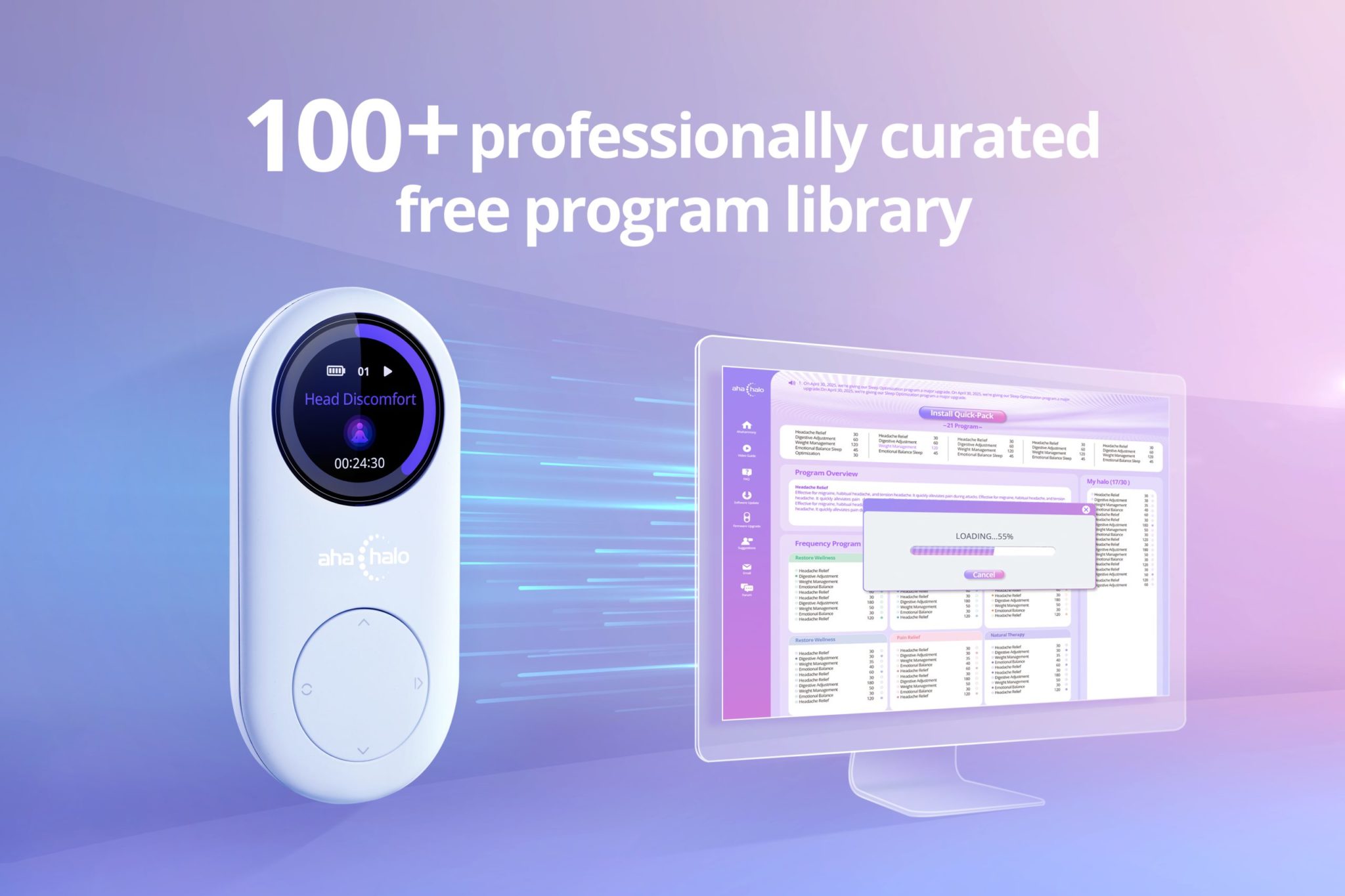 Aha Halo - Portable Scalar Wellness Device - Clive De Carle